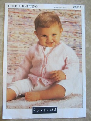 Vintage Hayfield Knitting Pattern For Girls Raglan Cardigan | eBay UK