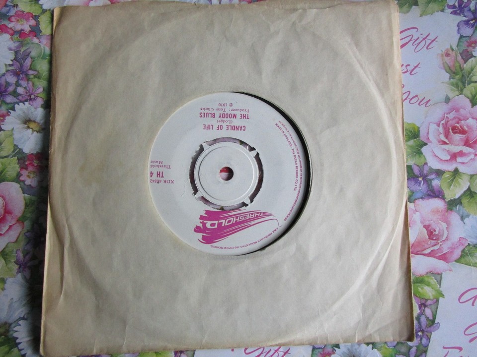 The Moody Blues ‎– Candle Of Life / Question Threshold TH4 Vinyl 7inch ...