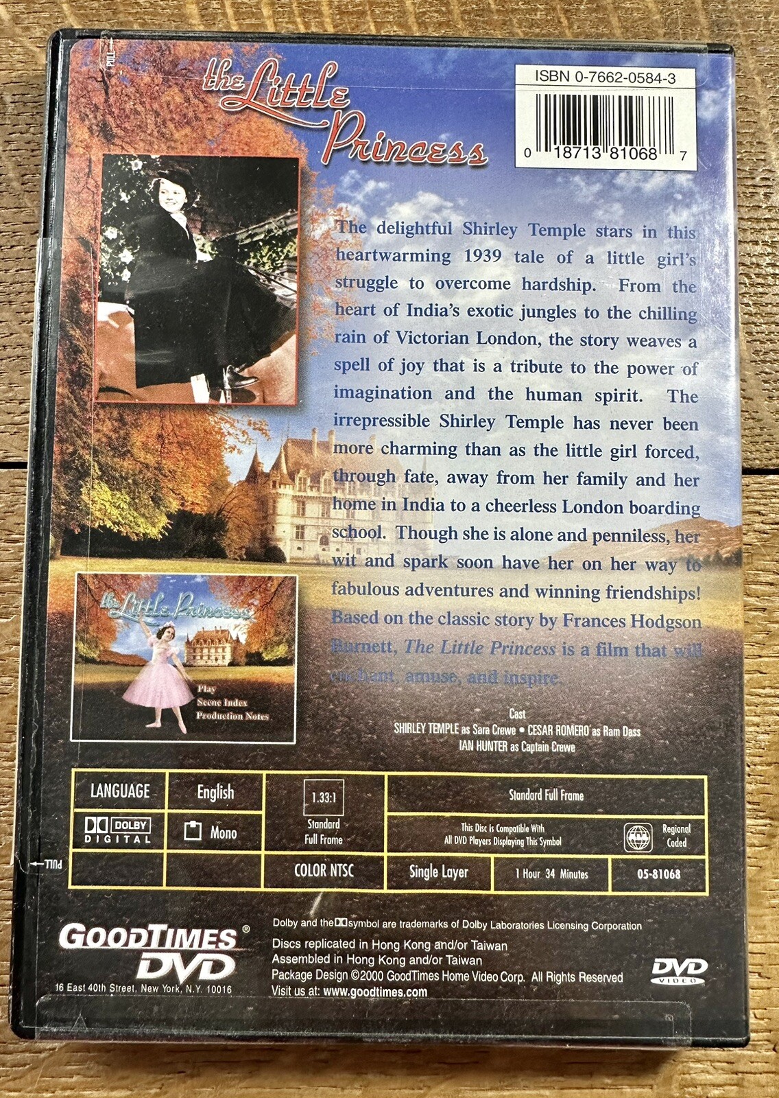 The Little Princess (DVD, 2001) for sale online | eBay