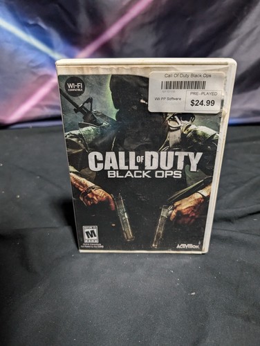 Call of Duty: Black Ops (Nintendo Wii, 2010) COMPLETE Case & Manual ...