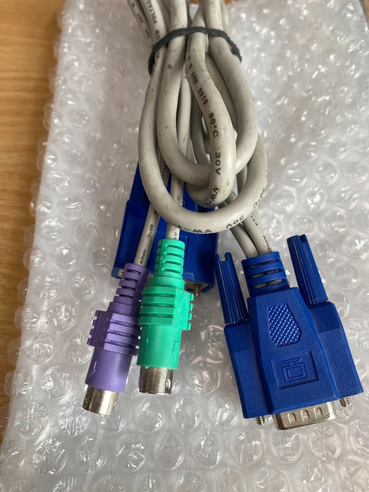 E164535 AWM 2919 CSA LL112842 Low Voltage KVM Switch Cable - 170CM | eBay