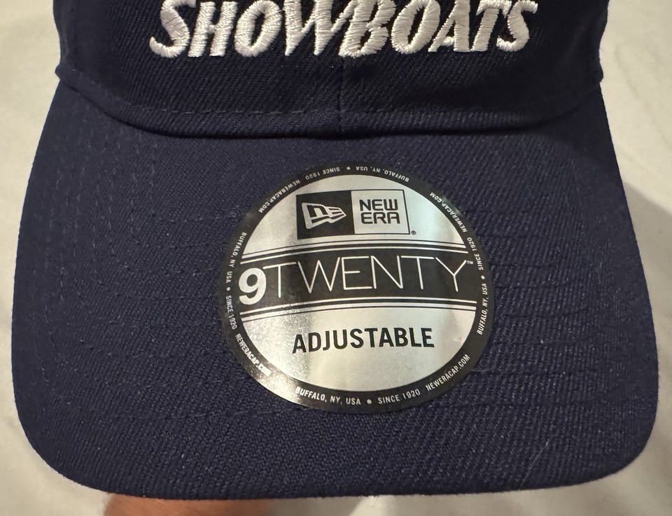 Memphis Showboats Embroidered 3D Logo Hat Cap Strapback New Era 9Twenty ...