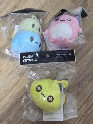 MapleStory Monster Doll keyring Slime Pink Bean Stone Spirit | eBay
