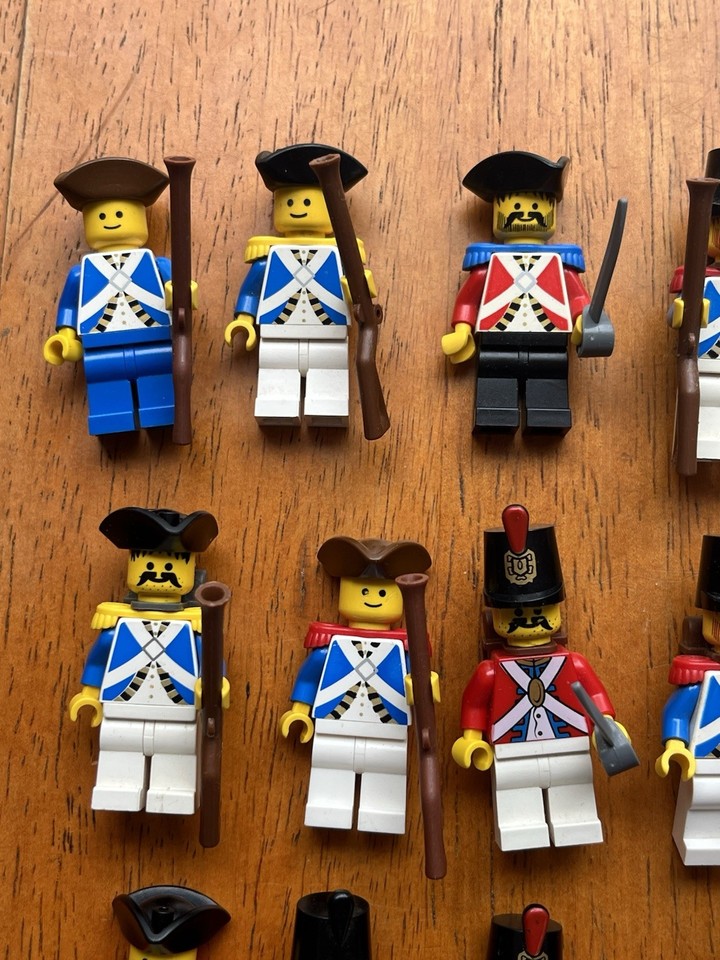 Lego Pirates Imperial Vintage Lot Minifigures Soldiers Bluecoats | eBay ...