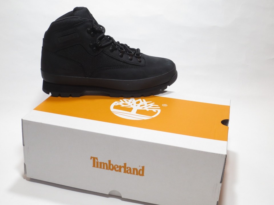Timberland Men's Euro Hiker Mid Lace Up Gray Black Wheat Style A64RD ...