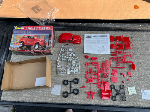 REVELL ANGLIA STREET ROD SKIPS FIESTA MODEL CAR KIT RARE | eBay