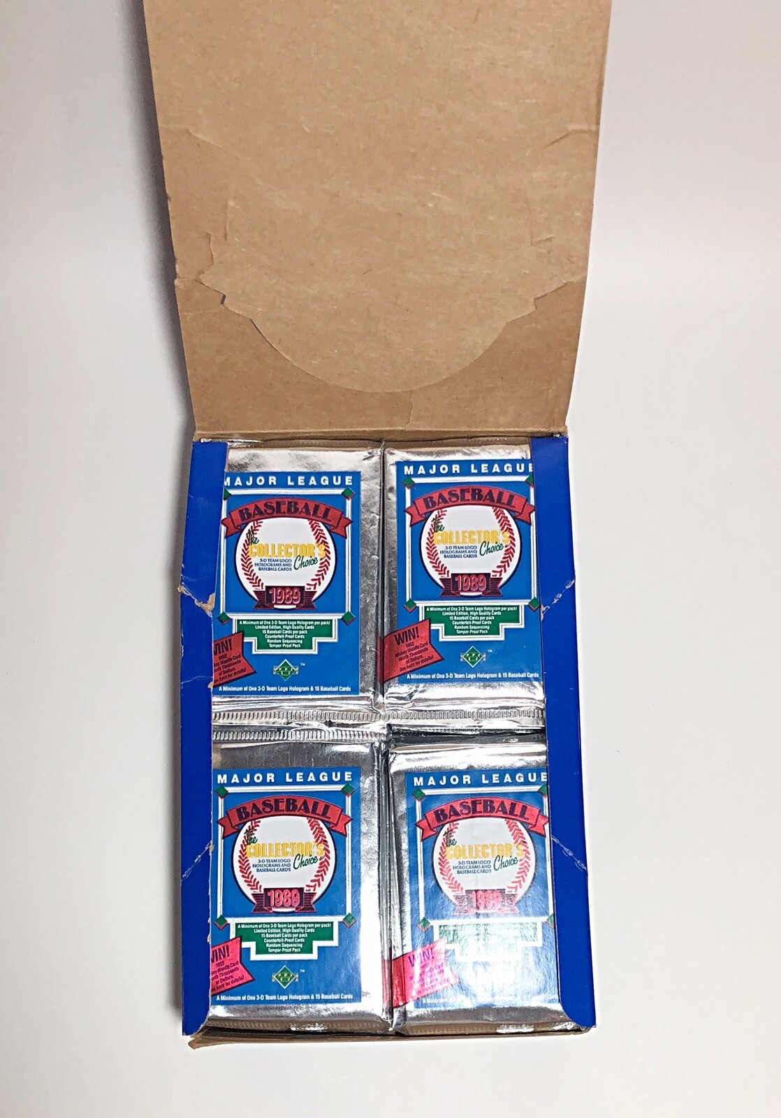 1989 Upper Deck Low Series Box (36 unopened foiled packs) | eBay