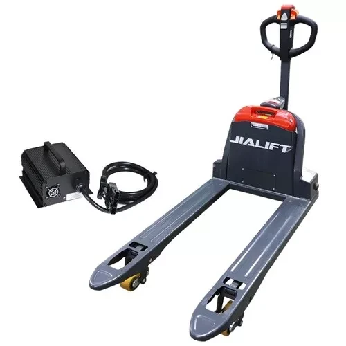 24V Lithium Battery 45" x 27" JIALIFT 3300LBS Fully Electric Pallet ...