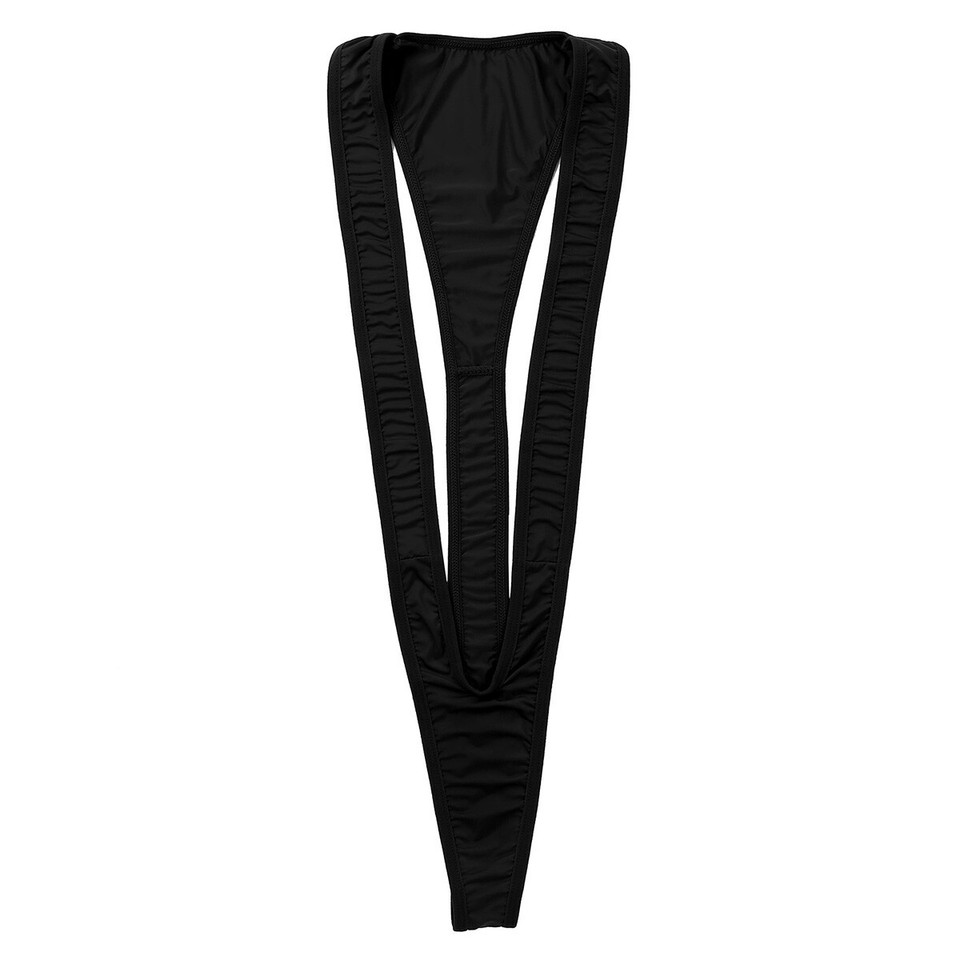 Sexy Women Sling Shot Monokini Micro Bikini Thong Beachwear Swimwear ...