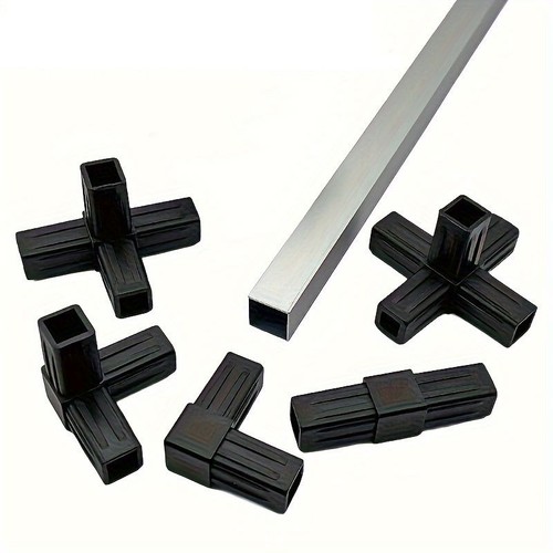 Square Tube Plastic Profiles Fitting Corner Connector Racking Fastener ...