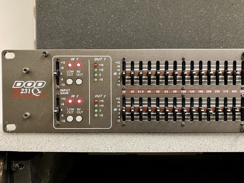 DOD SR231 QX Dual Channel 31-Band, 2U Rack Mount Graphic Equalizer | eBay