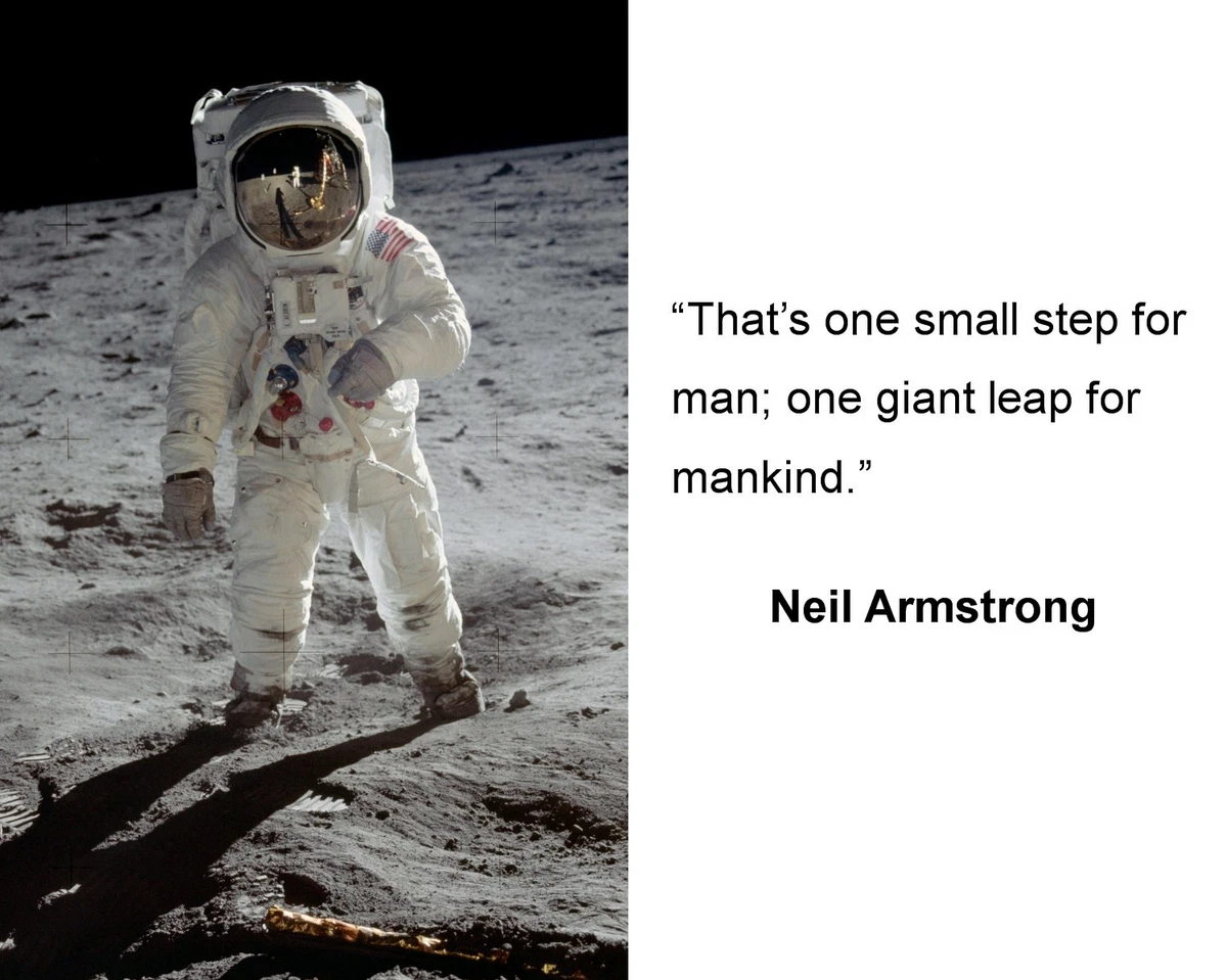 Apollo 11 Neil Armstrong Quote One Small Step