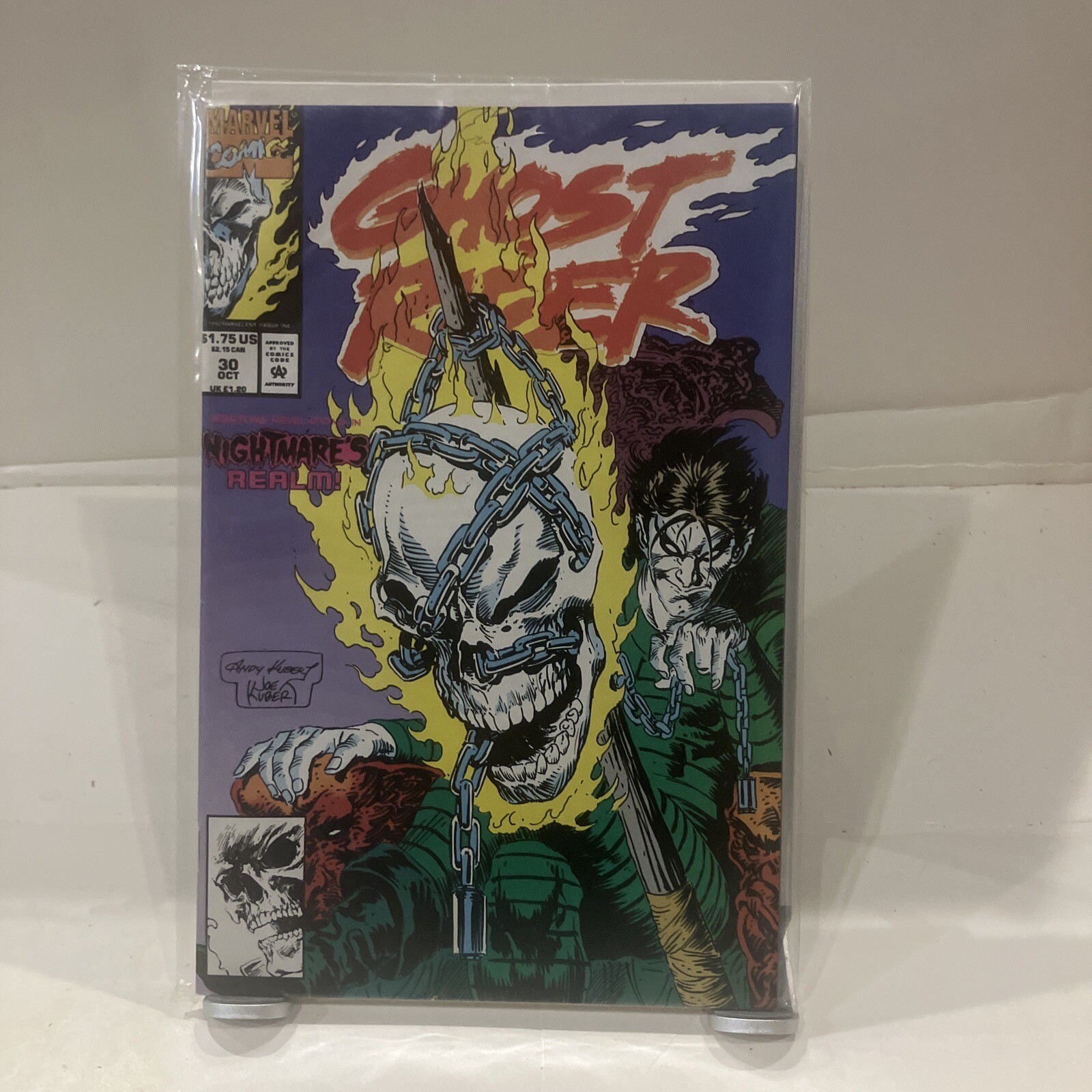 Ghost Rider Comic 30 Cover A First Print Howard Mackie Andy Kubert ...