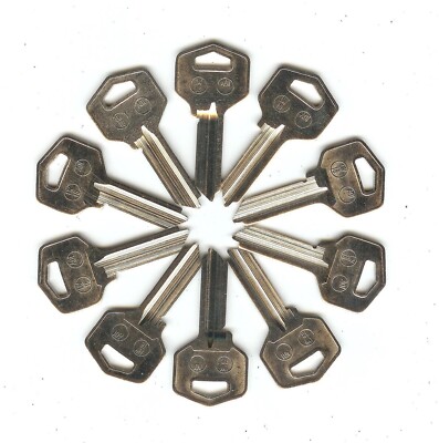 LW18 x 10 Silver Color Key Blanks | eBay