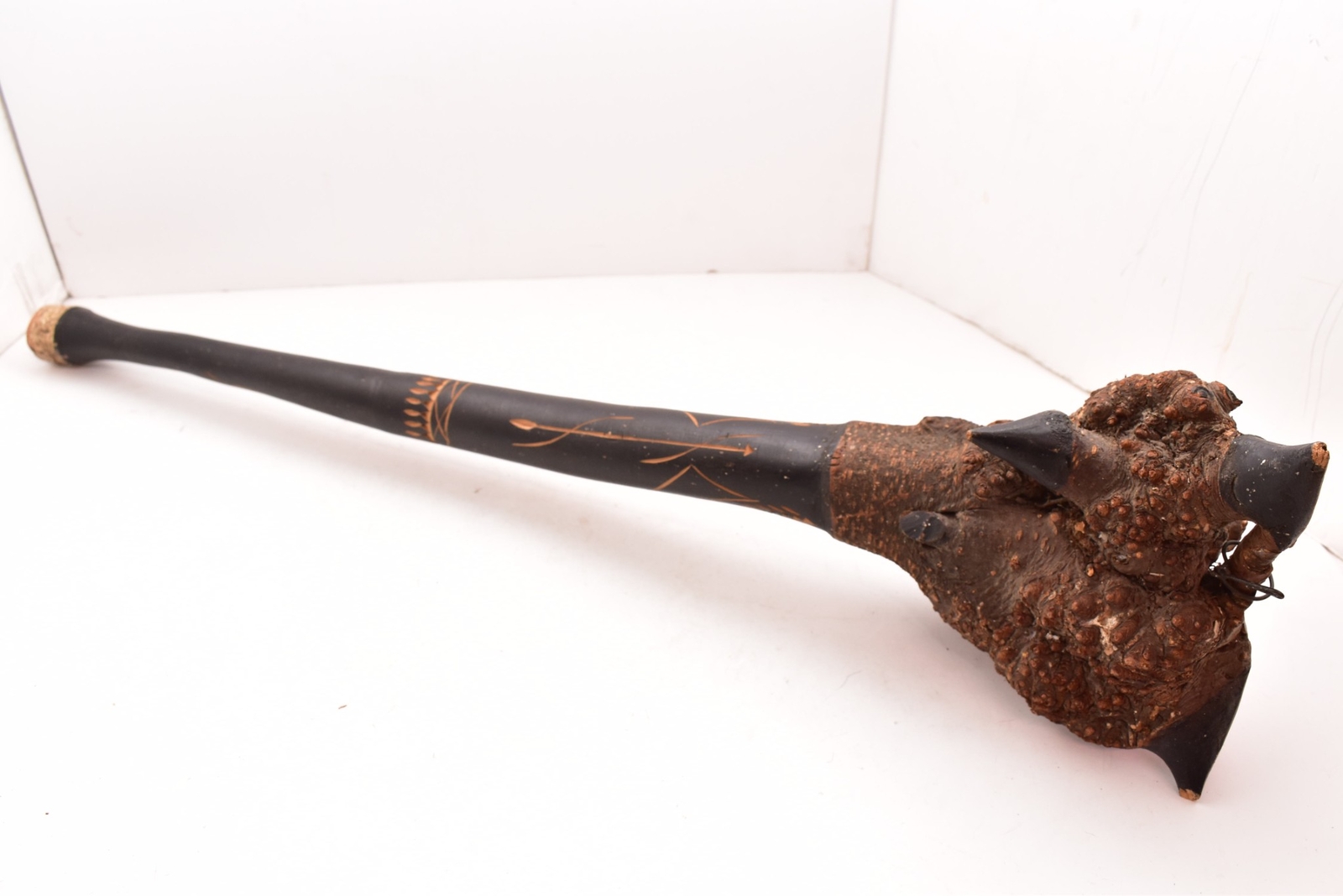 RARE Vintage Native American Figural Indian Chief Penobscot Root War ...