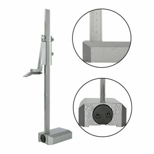 Height Vernier Calipers Stainless Steel Vernier Gauge with Stand 0-300 ...