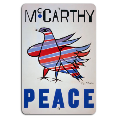 McCarthy for Peace: Vibrant Freedom Sign | eBay