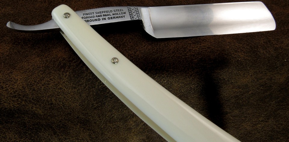 Vintage Straight Razor NOS Friedr. Schlemper Focus 105 under 7/8" (13/ ...