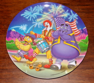 1998 McDonalds Independence Day/July 4 Parade Collector Plate 9.5 ...