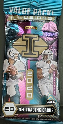 2020 Panini Illusions NFL Football Jumbo Value Pack Fat Pack Herbert ...