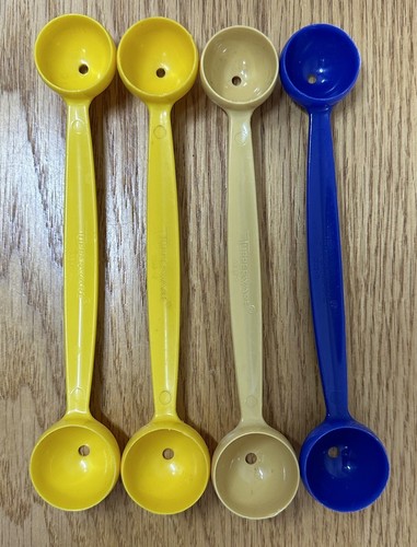 Lot of 4 Vintage Tupperware Melon Fruit Baller Cookie Dough Scoop ...