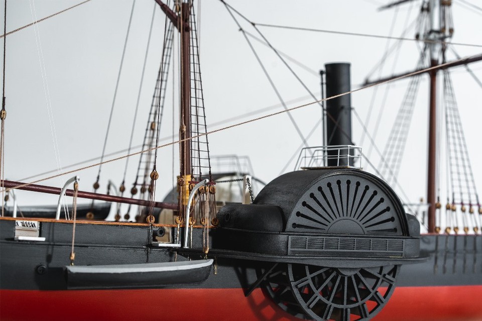 Model Shipways MS2270 HARRIET STEAM PADDLE CUTTER 1857 Scale 1:96 ...
