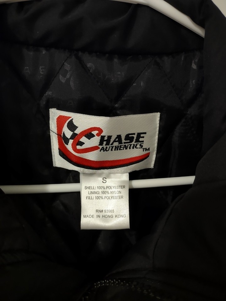 Chase Authentics Nascar Bobby Labonte Jacket Nylon Zipper Jacket Size S ...