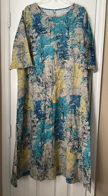 TEMU Ladies Dress-Size XXL (14) TEMU Sizes-3/4 Sleeves-Multicolor | eBay