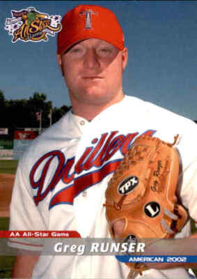 2002 AA All-Stars Grandstand 18 Greg Runser The Woodlands Texas TX ...