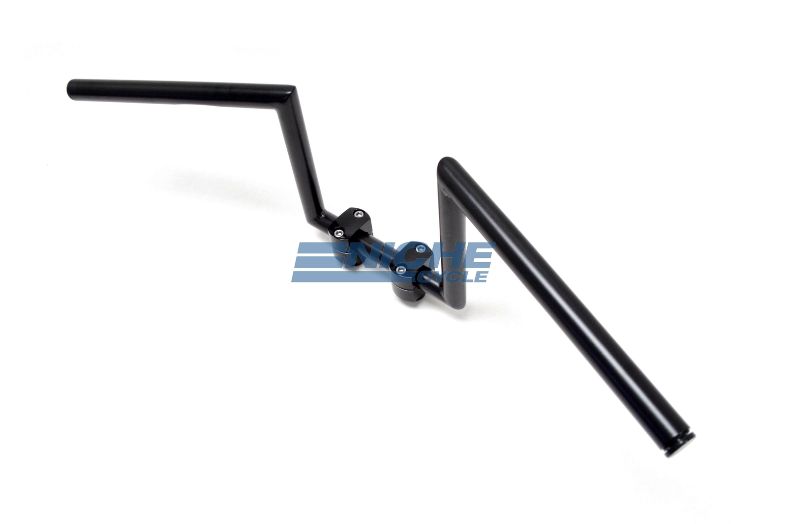 1" Z-Bar Motorcycle 10" Rise Chopper Custom Dimpled Handlebars Satin ...