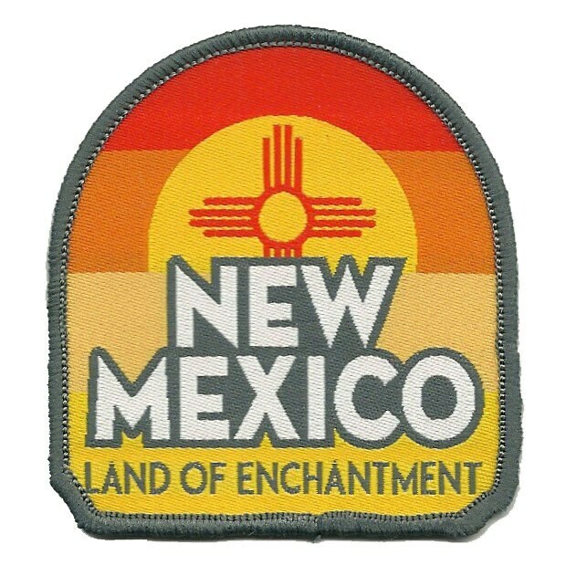 New Mexico Patch – NM Land of Enchantment - Souvenir Patch Travel Iron ...