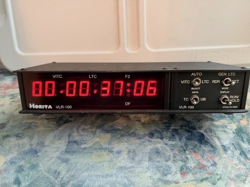 Horita VLR-100 LTC TimeCode gen/reader/VITC | eBay