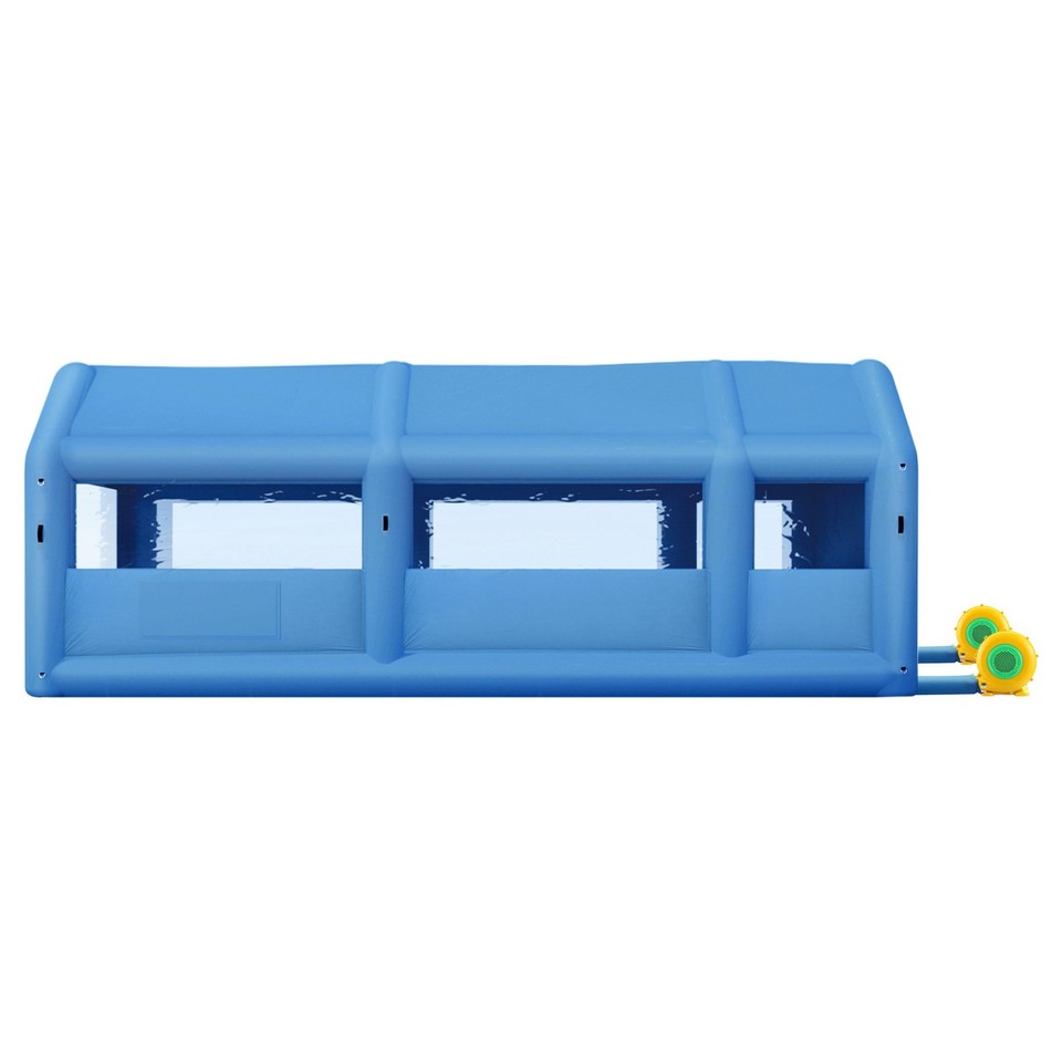 Inflatable Spray Booth Car Paint Tent 1000X500X350cm 2 Blowers Filter ...