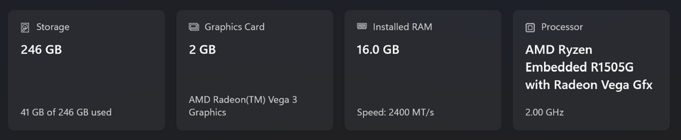IGEL UD3 M350C Mini PC: Windows 11 Pro, Ryzen R1505G, 16GB RAM, 256GB ...