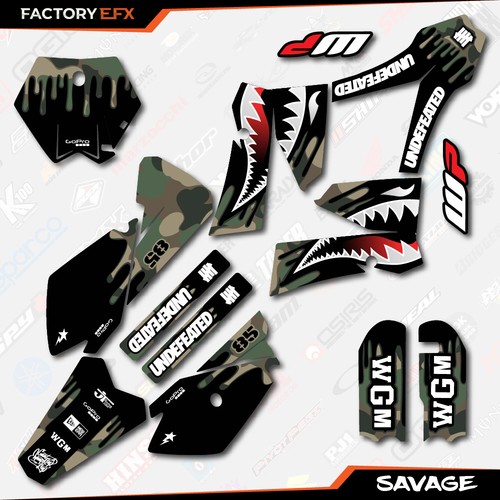 Woodland Savage Camo Racing Graphics Kit fits KTM 06-12 Sx85 Sx 85 ...