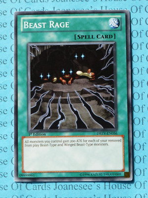 DREV-EN056 Beast Rage Yu-Gi-Oh Card 1st Edition New | eBay