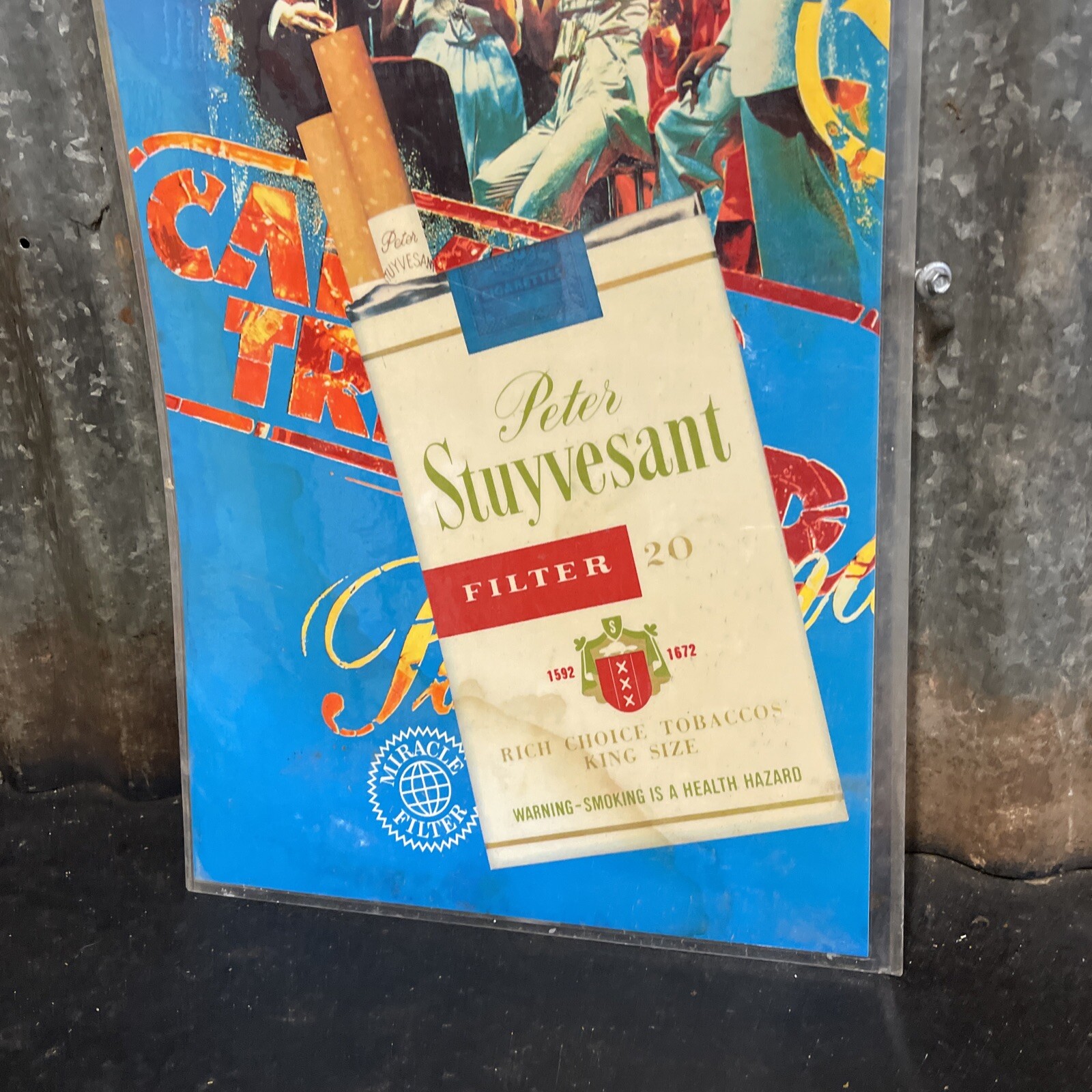 PETER STUYVESANT Cigarettes - Genuine Vintage advertising double sided ...