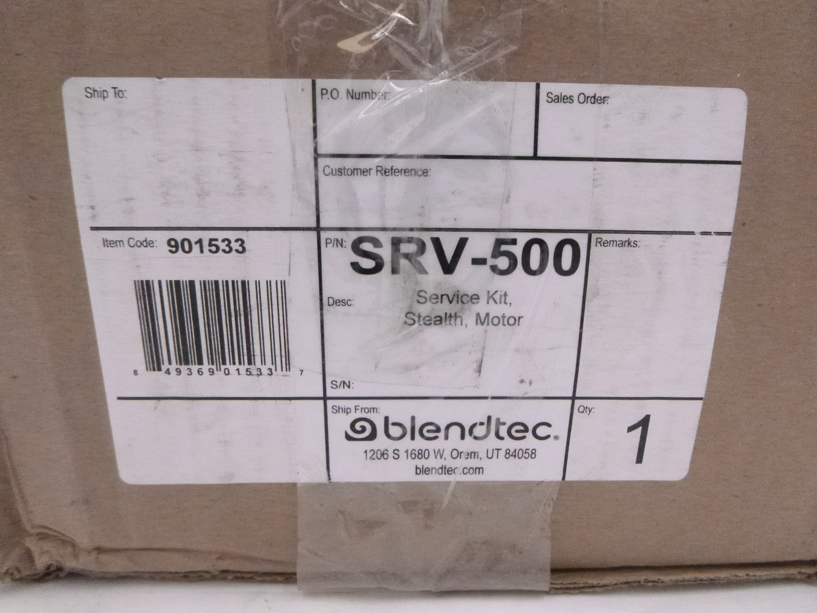 Blendtec SRV-500 Service Kit Stealth Motor for Four Side Blender | eBay