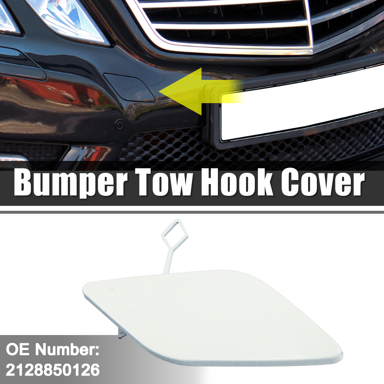 Front Right Bumper Tow Hook Cover Towing Eye Cap for Mercedes Benz E ...