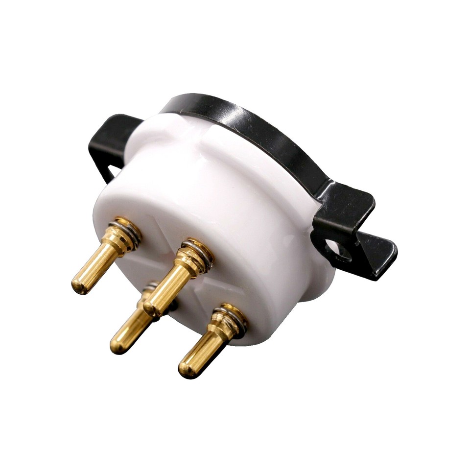 1pcs UX4 4pin Tube Ceramic Socket Gold 300B 5Z3 101D 2A3 274A 572B 811A ...