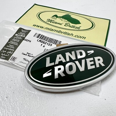 LR062123 GENUINE LAND ROVER REAR LOGO EMBLEM DECAL STICKER BADGE RANGE ...