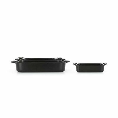 Revol Rectangular Baking Dish, (2.6 QT) Cast Iron Style Baking and ...