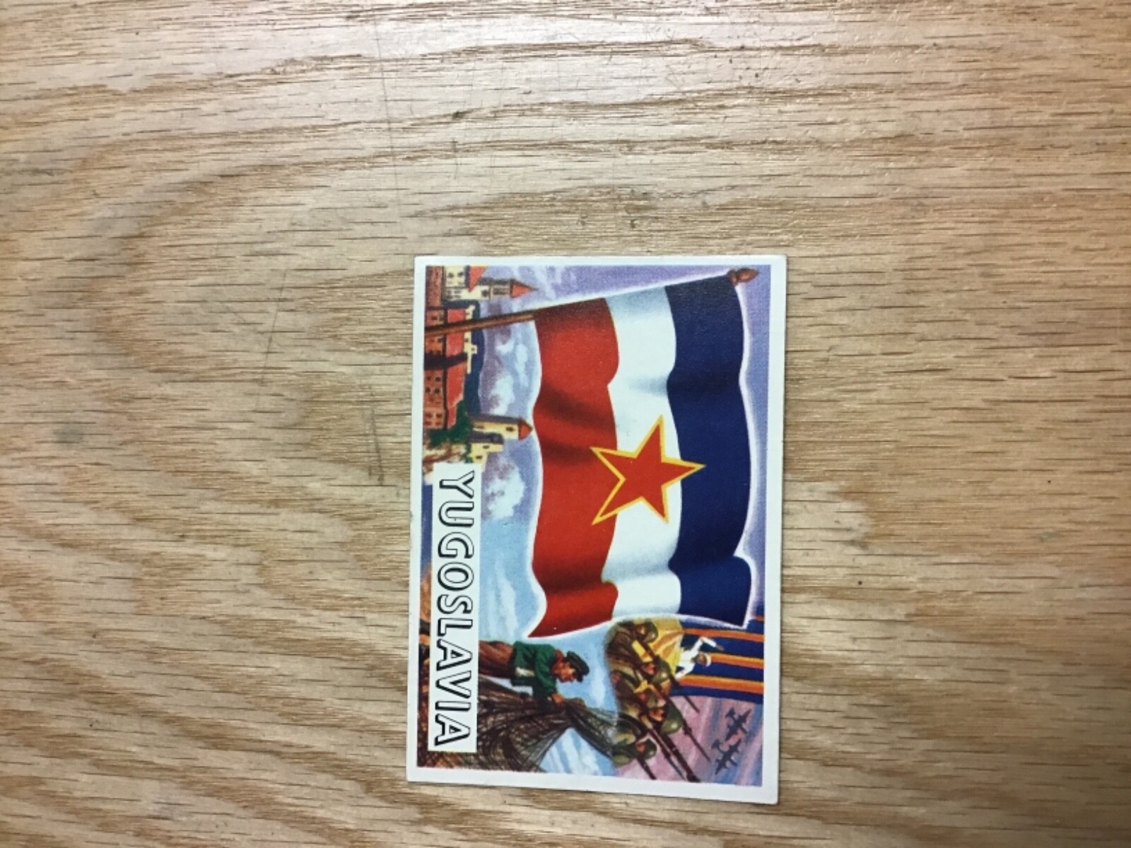 1956 Flags of the World Yugoslavia Card #63 | eBay
