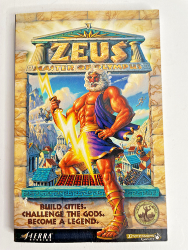 Zeus Master of Olympus Video Game Manual/Players Guide ONLY (PC, 2000 ...