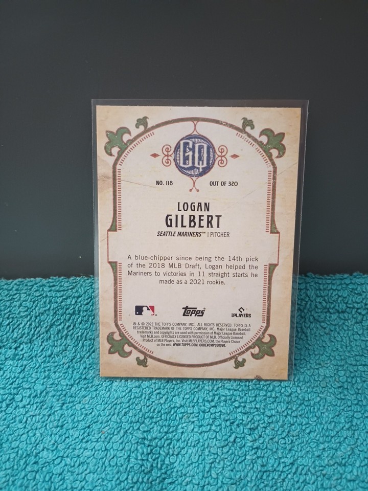 Logan Gilbert 2022 Topps Gypsy Queen Baseball Card #118 Seattle Mariners | eBay