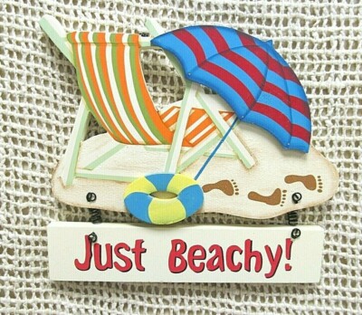 JUST BEACHY! ~ TROPICAL SUN POOL BEACH VACATION SIGN PLAQUE ~ Home ...