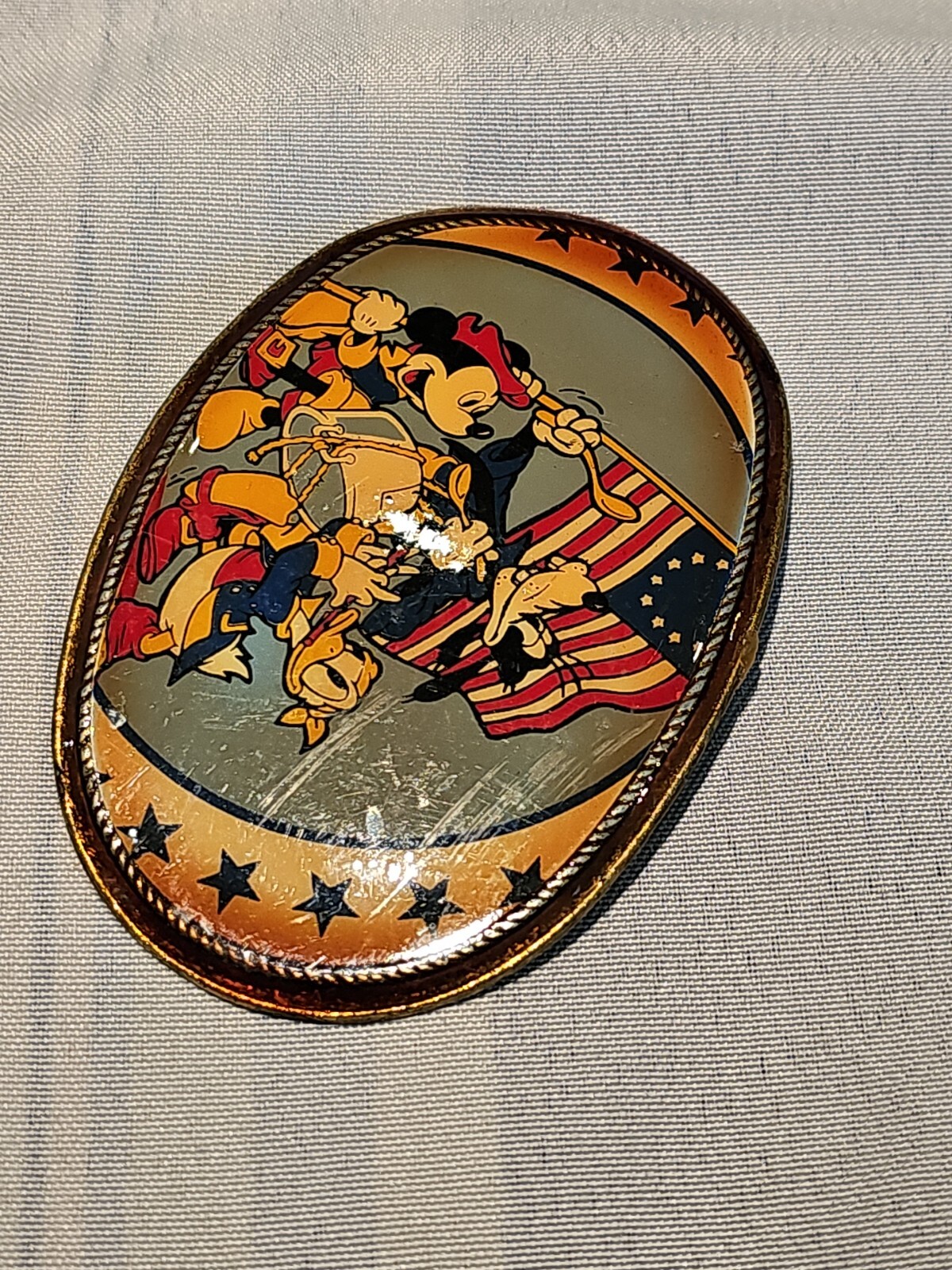 1970’s Disney Mickey Mouse Goofy Donald Duck Patrioti… - Gem