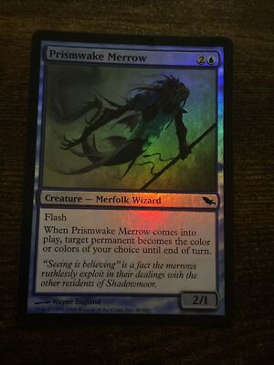 Prismwake Merrow Foil 46/301 Shadowmoor MTG Magic The Gathering D8640 ...
