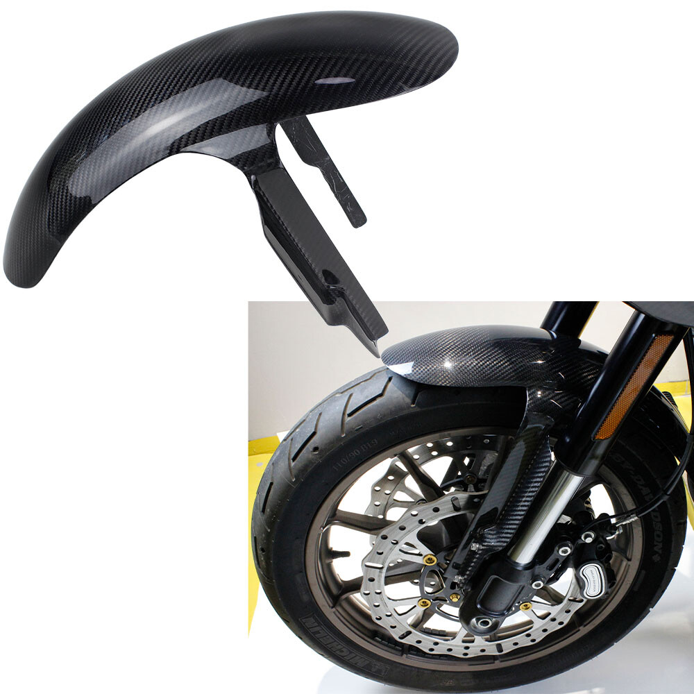 Carbon Fiber Front Fender for Harley Softail Low Rider S/ST FXRST FXLRS ...