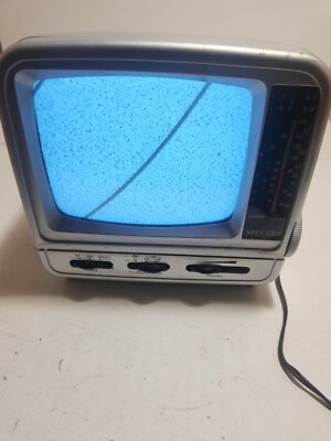Spectra | 5” Portable B&W Television TV Radio | 52-Bw | eBay
